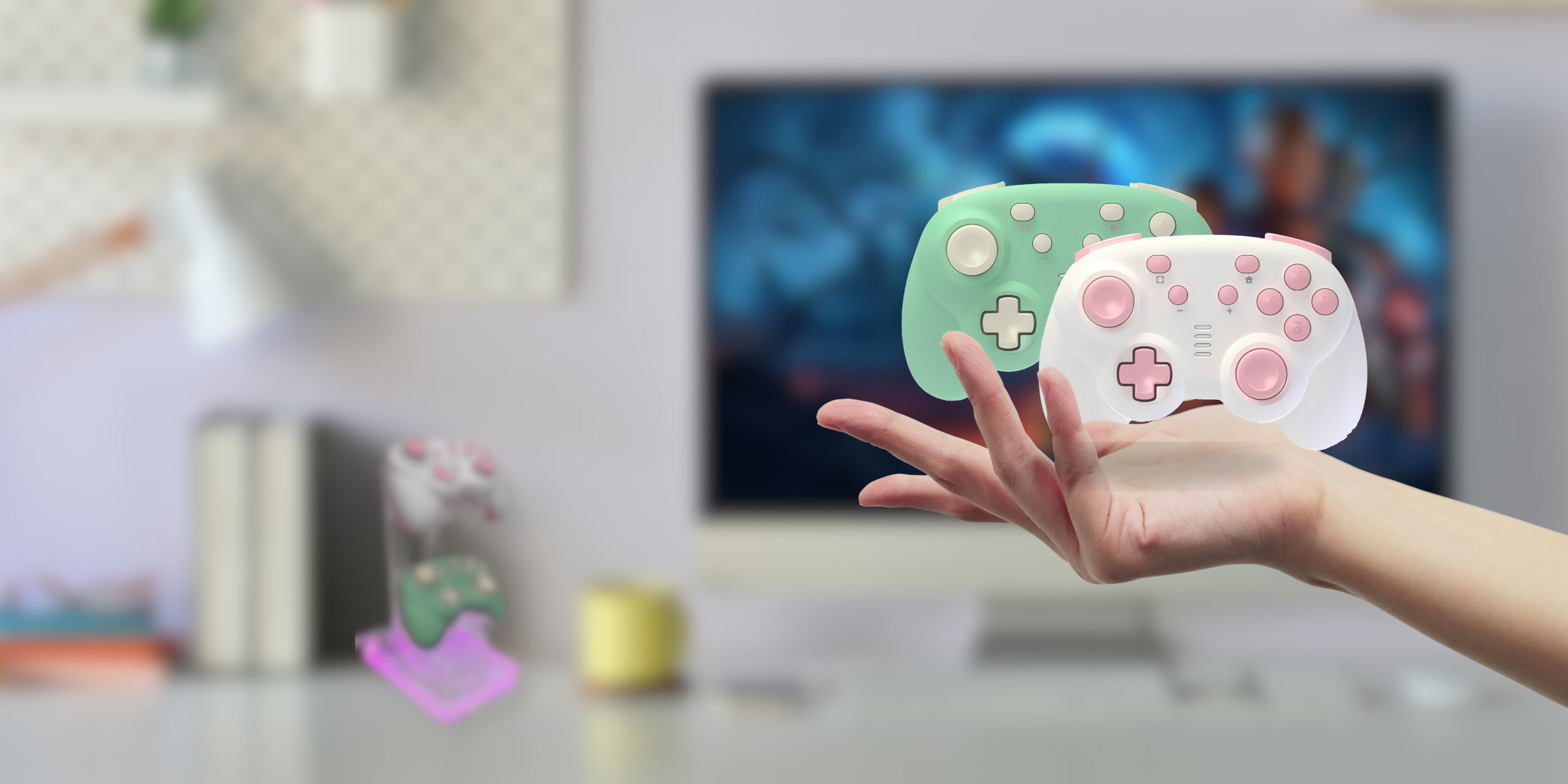 TurbX Mini Mate- Pocket Size Gaming Controller Gamepad Cloud/PC/Switch