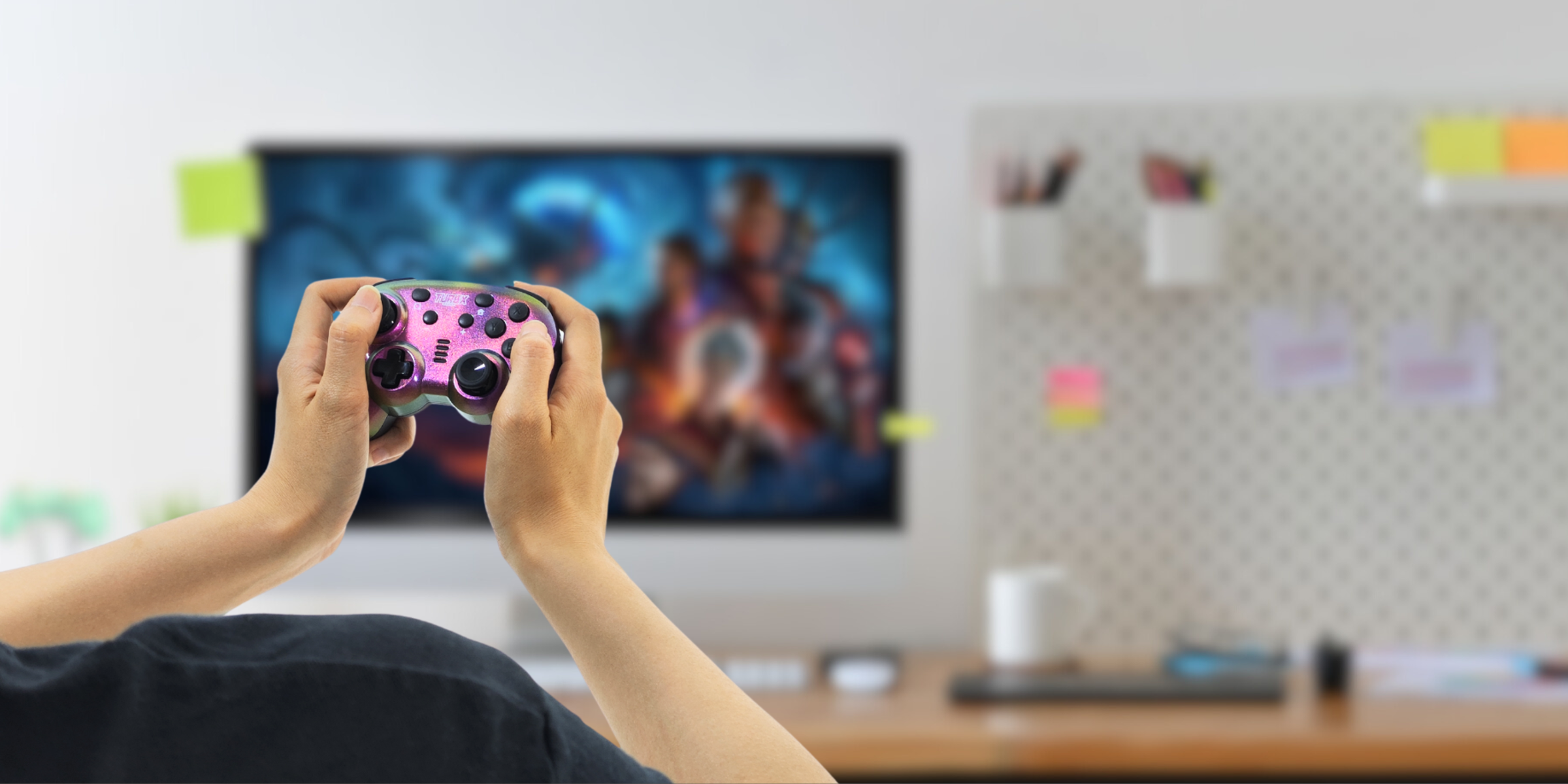 turbX Prism Shift Mini Sized Wireless Gaming Controller